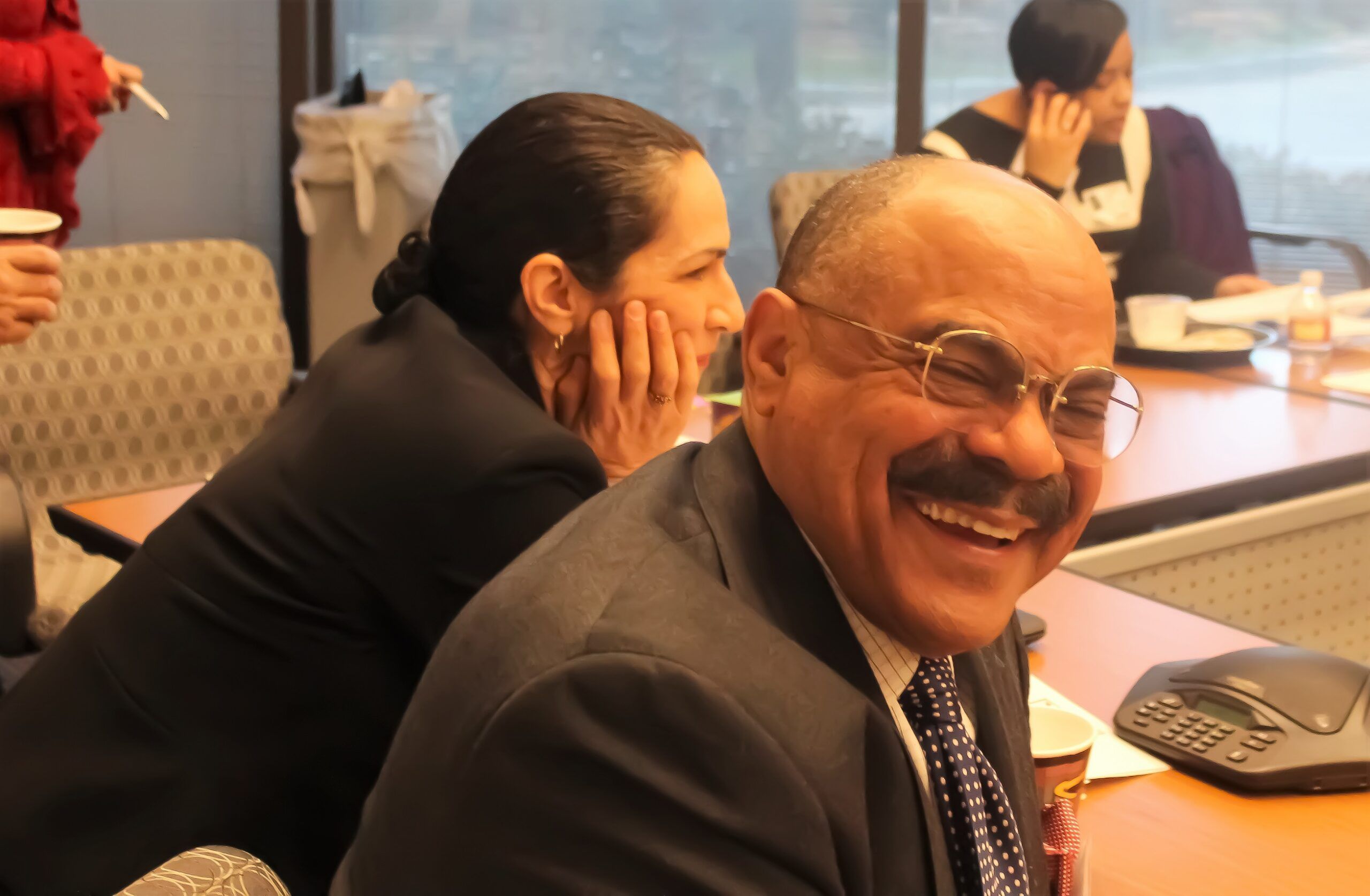 Mel Shaw in meeting – Saad&Shaw